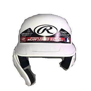 Rawlings Mach EXT Helmet MACHEXTR - Senior (White, Right Hand Batter)
