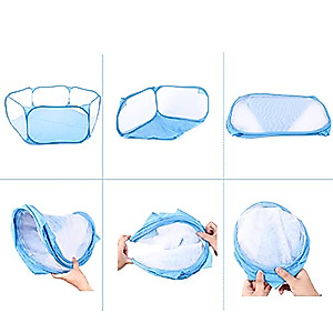 Oceek Small Animals Cage Tent Small Animals Pet Cages Kits Favola Hamster Cage Pets Ferret Nation Critter Pet Playpen Tent Guinea Pig Cage Rabbit Cage for Guinea Pig, Rabbits, Hamster