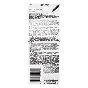 Loreal Paris Voluminous Waterproof Black Brown 365 Mascara - 3 per case.