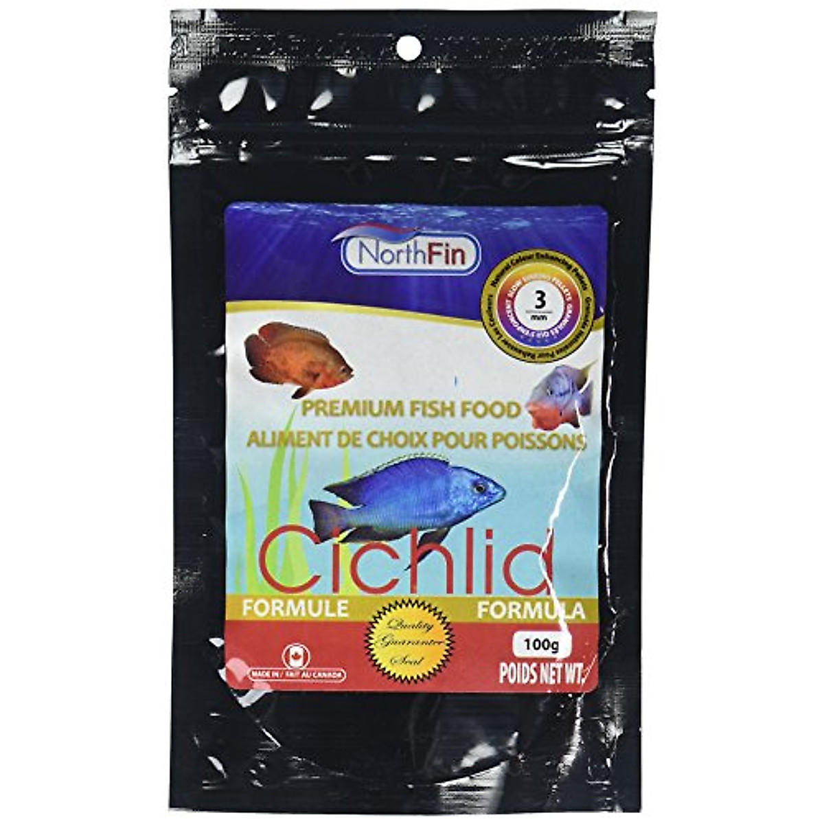 Northfin Cichlid Formula, 3 mm Sinking Pellets, 100 g