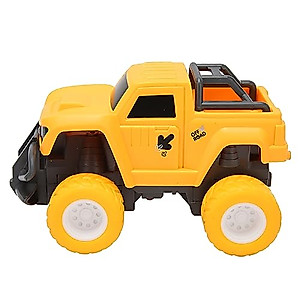 TOPINCN Mini RC Car Toy, Remote Control Car Toy Easy to Operate 1/24 for Children Gift (Orange Yellow)