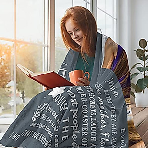 Lcyawer Custom Best Friend Blanket with Photos, Bestie Birthday Gifts for Women, Graduation, Christmas, to My Best Friend Presents, Unique Friendship Gifts for Sister, Birthday Gifts for Women