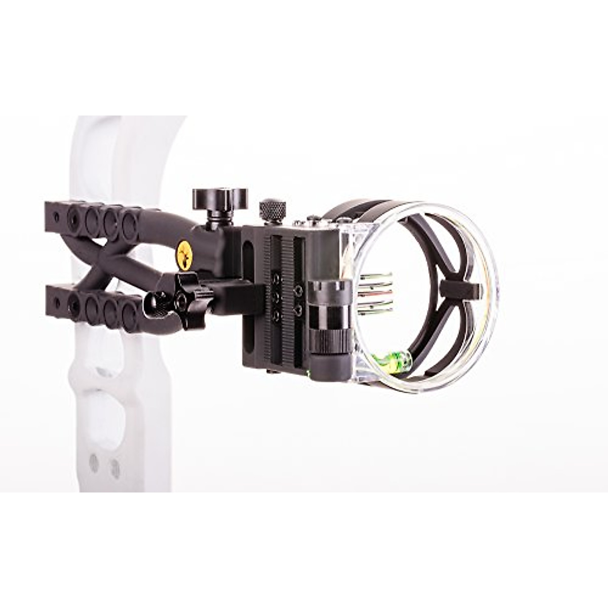 Trophy Ridge Cypher Archery Bow Sight - .019 Fiber Optic 5 Pin Sight, Tool Less Windage and Elevation Adjustability, Adjustable Rheostat Light, Ambidextrous