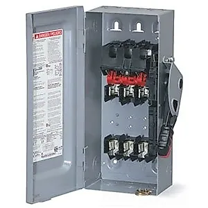 SCHNEIDER ELECTRIC 600-Volt 600-Amp 3-Point Nema-1 HU366 Switch Not Fusible Hd 600V 600A 3P Nema1