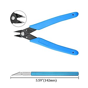 XINGYHENG 15Pcs Modeler Basic Tools Craft Set for Gundam Model Tools Kit with Plastic Box for Model Assemble Car Hobby Model Building Repairing and Fixing DIY Craft kit