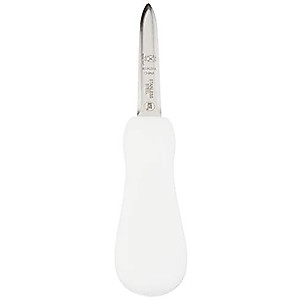 Mercer Culinary Boston Style Oyster Knife with Poly Handle, 3 Inch, White