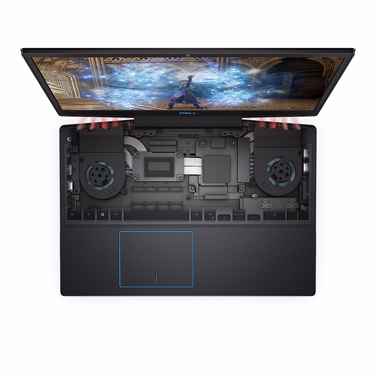 Dell Gaming G3 15 3500, 15.6 inch FHD Non-Touch Laptop - Intel Core i7-10750H, 16GB DDR4 RAM, 512GB SSD, NVIDIA GeForce RTX 2060 6GB GDDR6, Windows 10 Home - Black