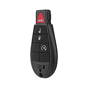 Keyless Entry Remote Key Fob Replacement Fits for Dodge Ram 1500 2500 3500 Truck Pickup 2009 2010 2011 2012 Journey Challenger Grand Caravan Jeep Grand Cherokee Commander M3N5WY783X (Pack of 2)
