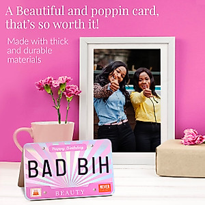 GIFTING GIGGLES Happy Birthday Card for Women - Best Friend, Sister, Mother, Daughter - Bday Card for her - Big 3D Size w/Pop up Letters [9 inch x 6 inch] 18th 21st 25th 30th 40th 50th 60th 70th