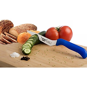 Berox Chef Junior 5 Inches Blade Kitchen Cutting Slicing Knife Offset Handle (Black)