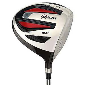 Ram Golf SGS 460cc Driver - Mens Right Hand - Headcover Included - Steel Shaft