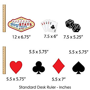 Big Dot of Happiness Las Vegas - Casino Party Centerpiece Sticks - Showstopper Table Toppers - 35 Pieces