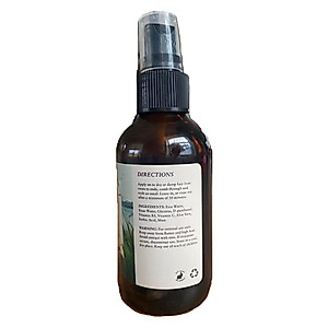 Rice Water For Hair Growth by Baja Basics, Thickness, Strength, Shine - Leave-in Conditioner for Scalp, Dry Split End Moisturizer - Mist Spray for Curly, Straight, Thick, Thin Hair 4oz