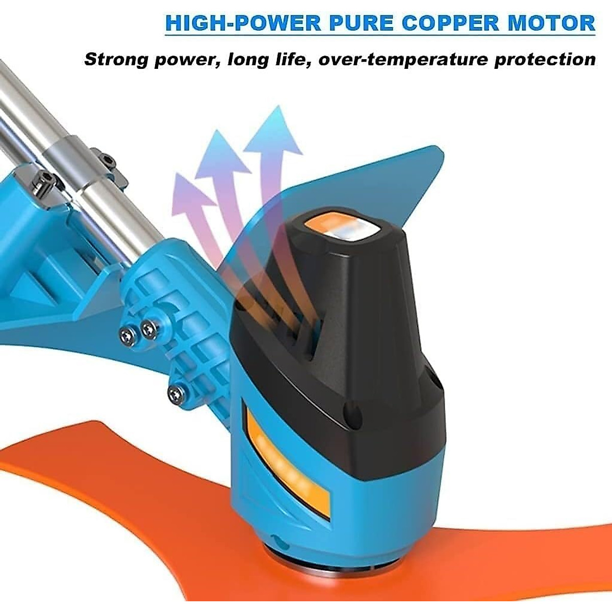 Handheld Cordless String Trimmer/Edger Lawn Mower Household Small Portable Rechargeable Weeder Multifunctional Electric Lawn Mower