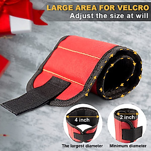 Magnetic Wristband Perfect Stocking Stuffers for Men, Tool Belt Magnet Wrist With Magnetic Phillips Bits #2 Impact