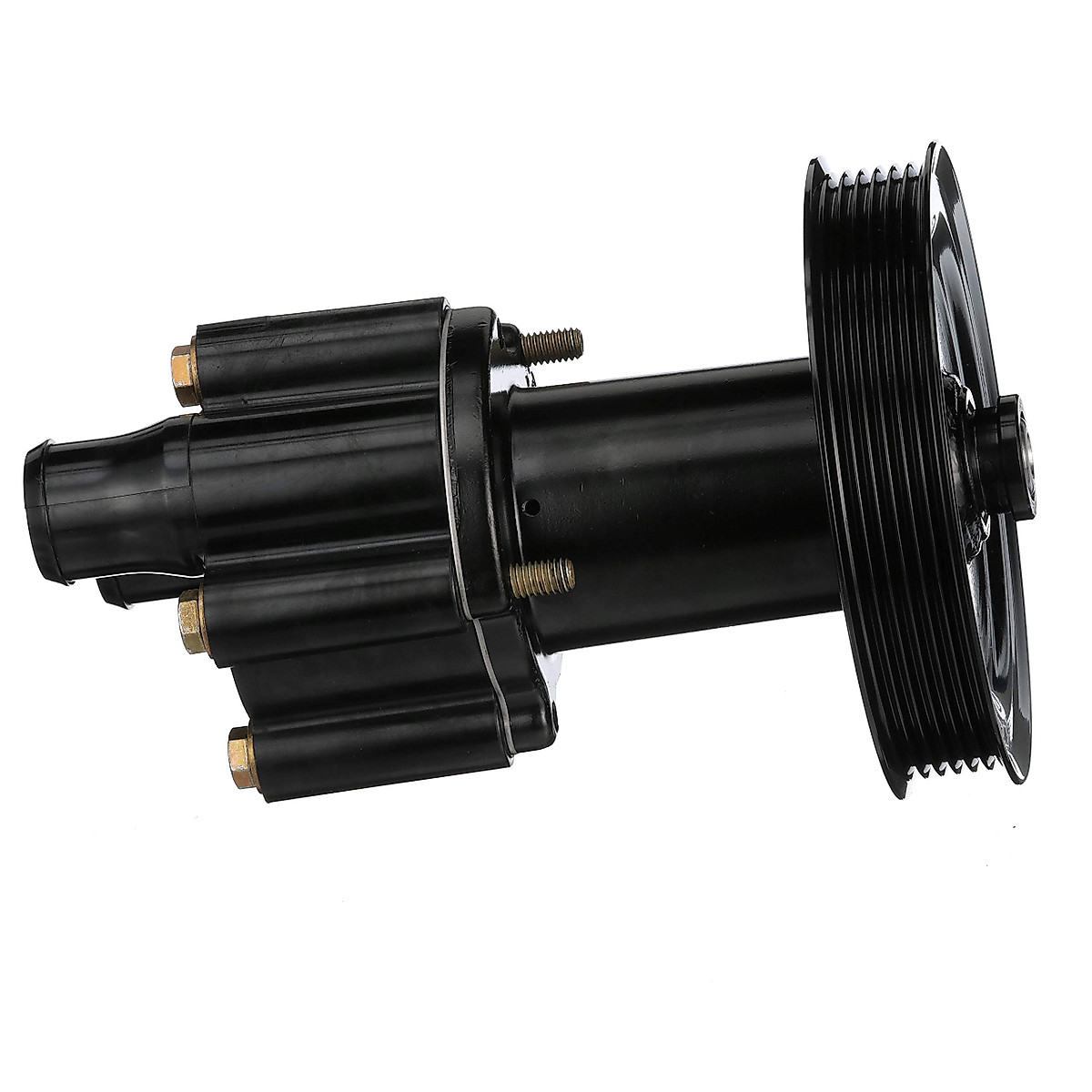 Quicksilver 807151A9 Sea Water Pump Housing for V-6 and V-8 MerCruiser Engines Made by General Motors with a Serpentine Belt Pulley System for Engine Accessories and Electrical Fuel Pumps