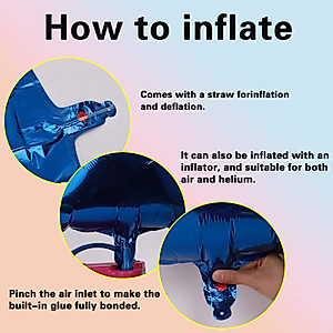 Huge 40 Inch Navy Blue Number 1 Balloon One Balloon for First Birthday Decors Kids Boys Girl Helium Hot Blue Theme Party Number 1 Balloon 1st Balloons Birthday for Anniversary Decors Baby Shower