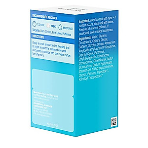 Neutrogena Hydro Boost+ Caffeine Eye Gel Cream, Fragrance-Free Cream with Hyaluronic Acid, Caffeine & Peptide Complex to Reduce the Look of Dark Circles, Fine Lines & Puffiness, 0.5 oz