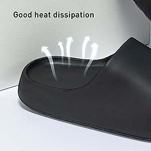 Cloud Slides for Women and Men, Pillow Slippers, Non-Slip Quick Drying Soft Lightweight Shower Shoes, Thick Sole Open Toe Slides Sandals for Indoor & Outdoor