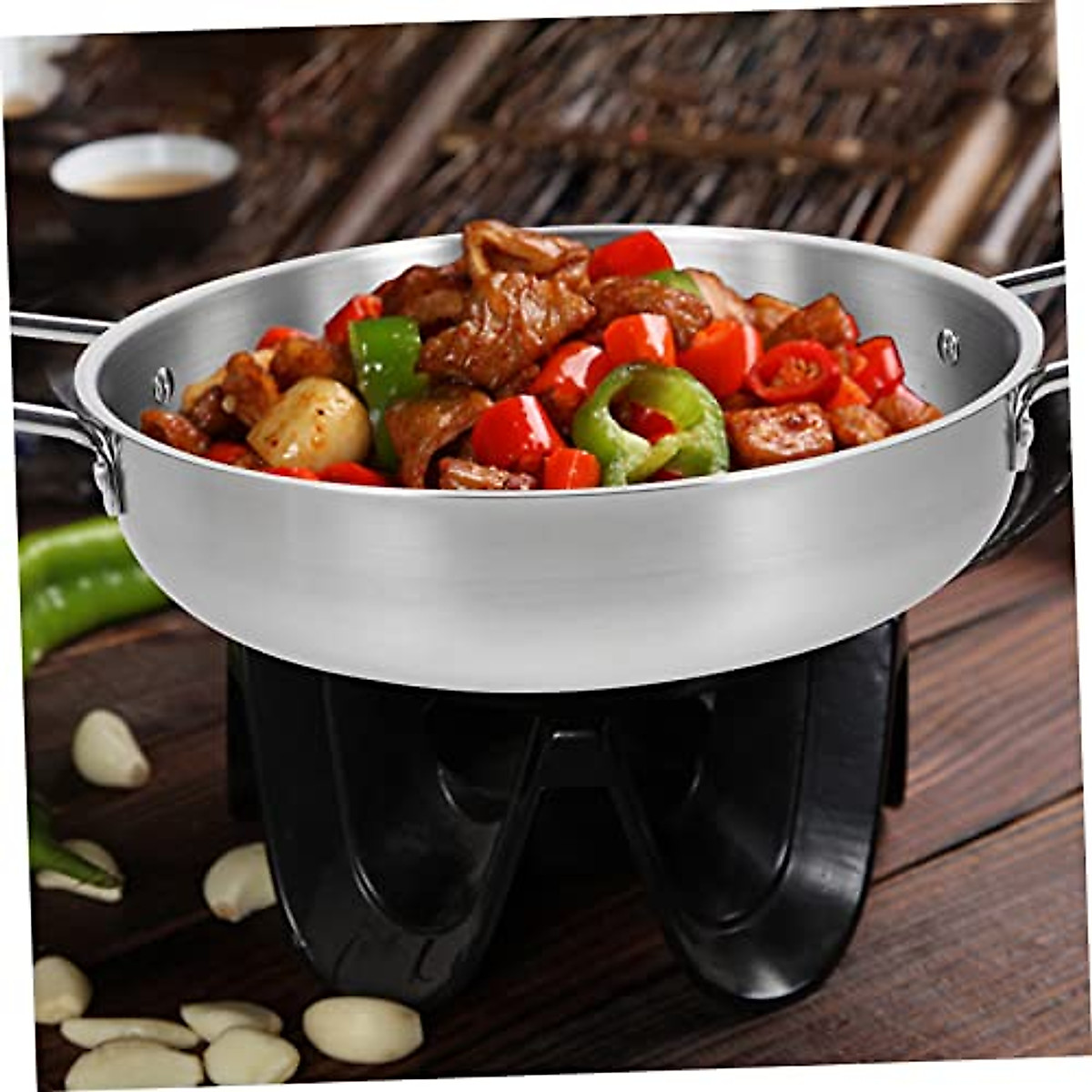 HEMOTON 3pcs Soup Pot Stainless Steel Saute Pan Butter Melting Pot Seafood Boil Pot Ramen Pot Korean Cooking Pot Kitchen Pot Noodles Cooking Pot with Handle Home Supplies Home Cook Pot