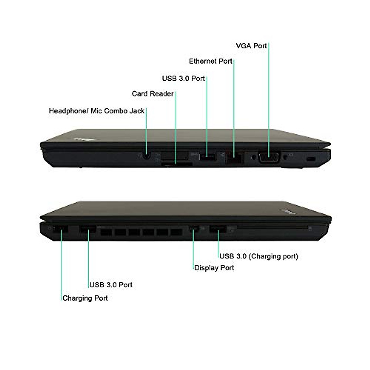 Lenovo ThinkPad T450S 14, Core i7-5600U 2.6GHz, 12GB RAM, 1TB Solid State Drive, Windows 10 Pro 64Bit, (RENEWED)