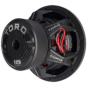 TORO TECH – FIERCE 12S, 12 Inch 1000 Watts RMS – 2000 Watts MAX – Dual 4 Ohm 2.5 Inch Voice Coil, 12” Car Audio Subwoofer for Cars, Trucks, Jeeps, Boats, Off Road with Hard Hitting Bass (Sold As Each)