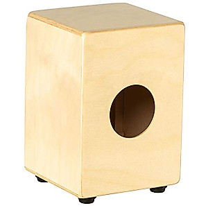 Meinl Mini Cajon Box Drum with Internal Snares - MADE IN EUROPE - Baltic Birch Wood, Miniature Size, 2-YEAR WARRANTY (MC1B)