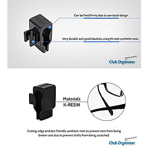 Golf Club Organizers 14pcs 1set Clip Power Holder to Protect Iron Putter on Bag by i & Plus