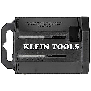 Klein Tools 44103 Utility Blade Auto-Loading Dispenser with 50 Blades