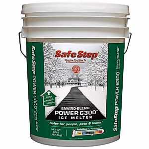 Safe Step Power 6300 Enviro Blend Melts Ice Down To - 10 F / - 23 C 40 Lbs.