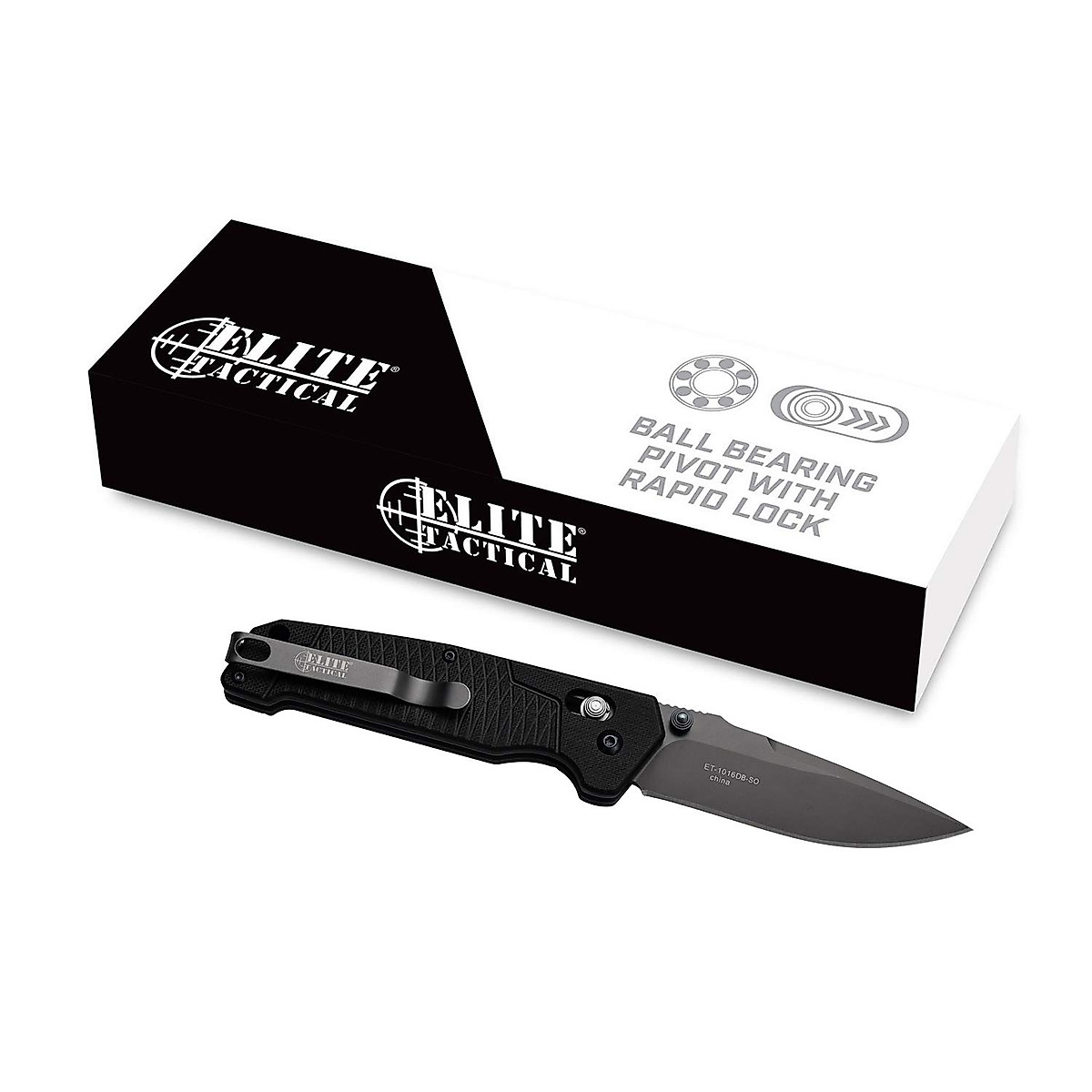 Elite Tactical Folding Pocket Knife - ET-1016DB-SO