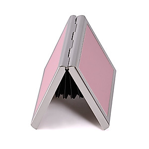 EASTNIGHTS RFID Credit Card Holder Metal Credit Card Case Wallet Business Card Holder for Women Men pink