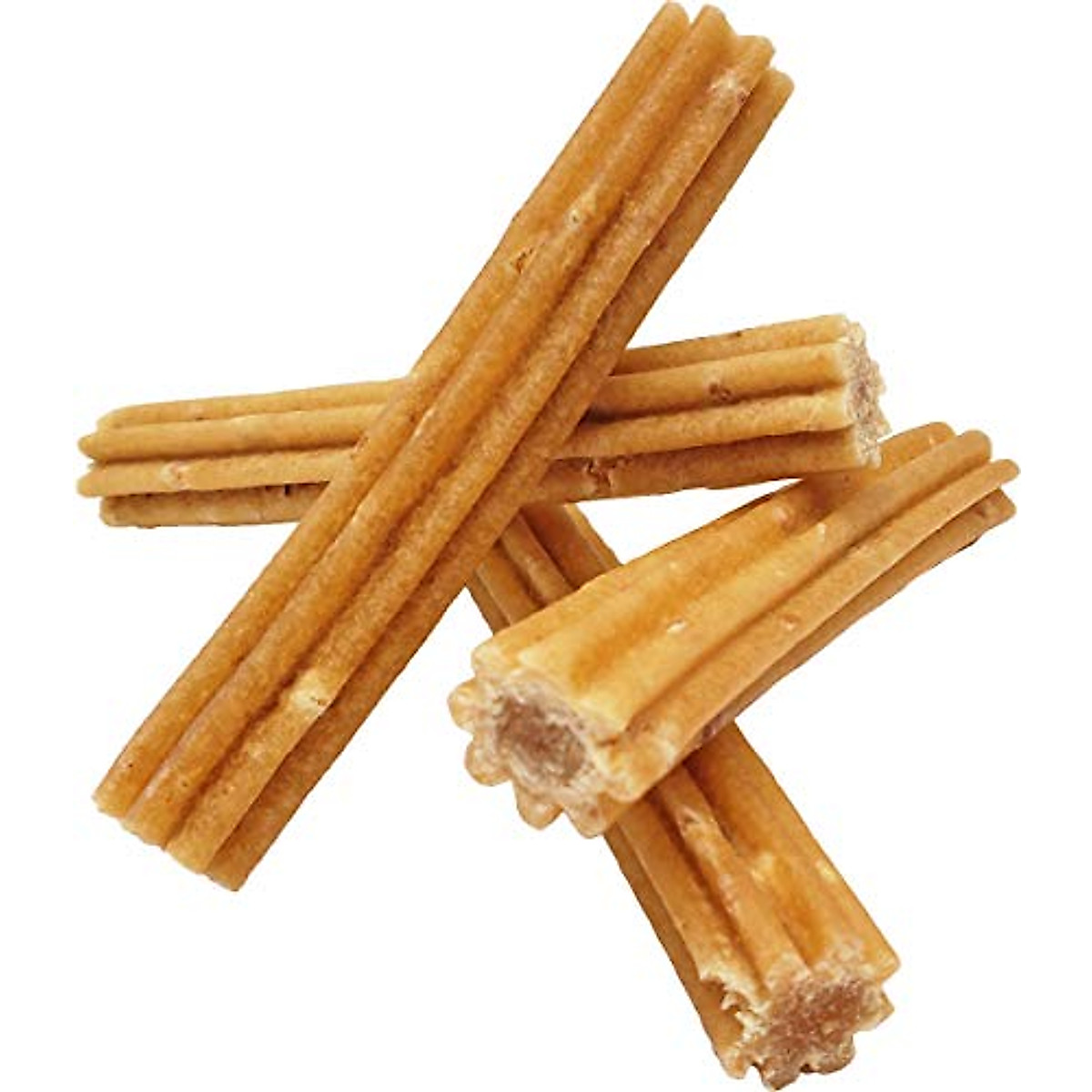 Himalayan Dog Chew Churro Yak Cheese Dog Chews, 100% Natural, Long Lasting, Gluten Free, Healthy & Safe Dog Treats, Lactose & Grain Free, Protein Rich, Real Peanut Butter Flavor, 4 Churros Per Pouch