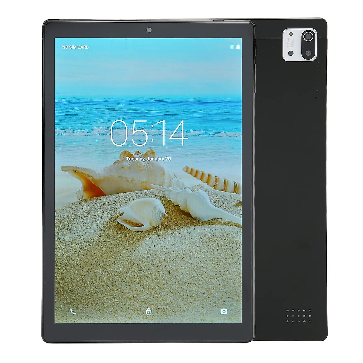 ASHATA Android Tablet 10 InAndroid Tablch, 8 Core, 4GB RAM 64GB ROM, 2.4G 5G Dual Band WiFi Calling Tablet Computer, 5MP 8MP Dual Camera, 5000mAh Battery, GPS BT (US Plug)