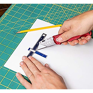 BirdRock Home Premium Folding Utility Knife – Small Compact Pocket – Folding Box Cutter Tool – 3 Extra Razor Blades – Cut Cardboard Boxes – Locking Safety Knife Set – Heavy Duty