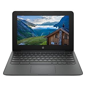 HP Newest 11.6" HD (1366 x 768) Chromebook Laptop, for Business and Student, Intel Celeron N3350(Up to 2.4GHz), 4GB Memory, 32GB eMMc + CUE 128GB SD Card, Webcam, USB-A&C, WiFi, Bluetooth, Chrome OS