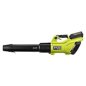 40V HP Brushless Whisper Series 155 MPH 600 CFM Cordless Battery Leaf Blower with 4.0 Ah Battery and Charger