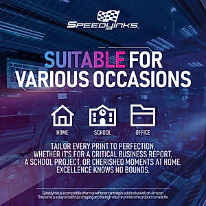 SPEEDYINKS Remanufactured Replacement for Epson 220XL Ink Cartridges 220 XL High Yield (1 Black 1 Cyan 1 Magenta 1 Yellow 4-Pack) for Epson Workforce WF2760 WF2630 WF2650 WF2660 XP420 XP320 WF2750