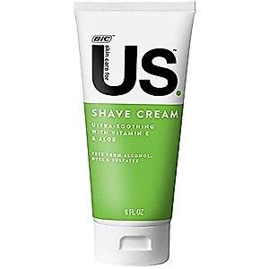 BIC US Shaving Cream For Men and Women, With Aloe, Vitamin E, and Argon Oil For a Smooth Shave, 1-Count
