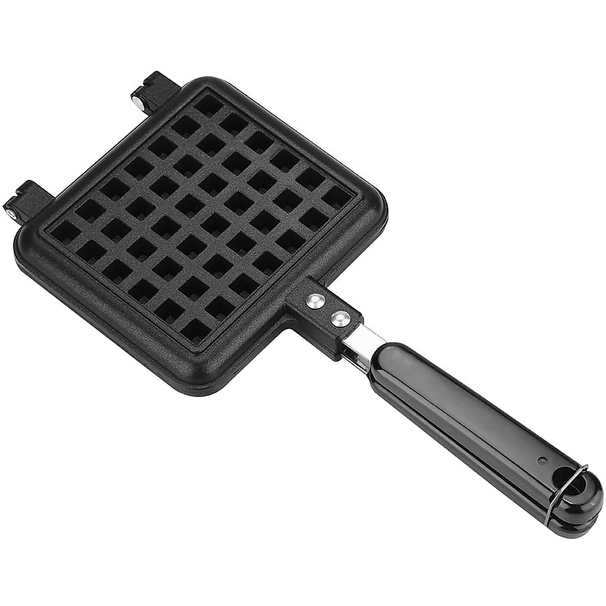 Mini Waffle Maker Pan Waffle Nonstick Coating Waffle Baking Mold Plate Stovetop Waffle Skillet for Belgian Waffle Sandwich Toaster