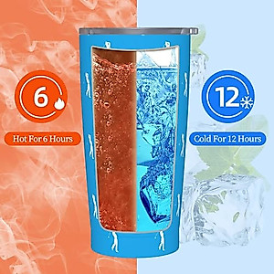 Yaxongx 20oz Tumbler Golfers Print Double Wall Vacuum Insulated Coffee Mug with Lid and Metal Straw Brush Reusable Stainless Steel Water Bottle Travel Cup Gifts for Car Ice Drinks Hot Beverage