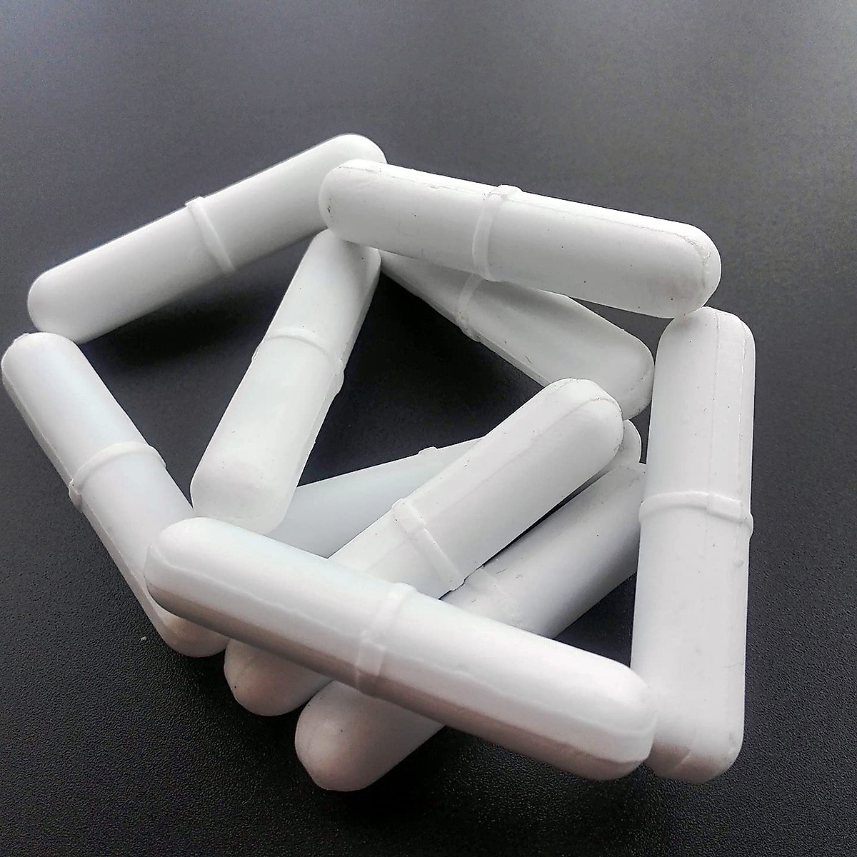 Magnetic Stirrer Stir Bar PTFE Magnetic Mixer Stir Bars (10X40mm, with Ring Shape, 10PCS)