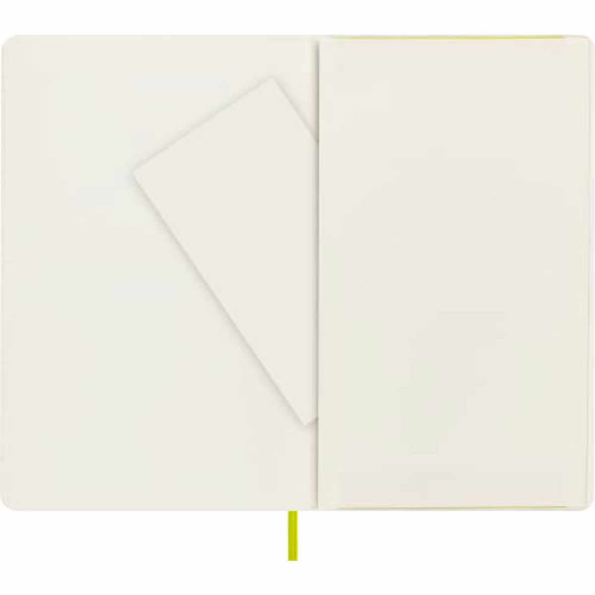 Moleskine Classic Notebook, Soft Cover, Large (5" x 8.25") Ruled/Lined, Lemon Green, 192 Pages