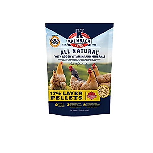 Kalmbach Feeds 17% All Natural Layer Pellet for Egg Laying Chickens, 10 lb Bag