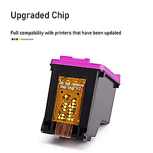 ESTON 64XL Remanufactured Replacements for HP 64XL 64 XL Black & Tri-Color Ink Cartridges, 4 Pack (N9J91AN N9J92AN) for HP Envy Photo 6252 6255 6258 7155 7158 7164 7855