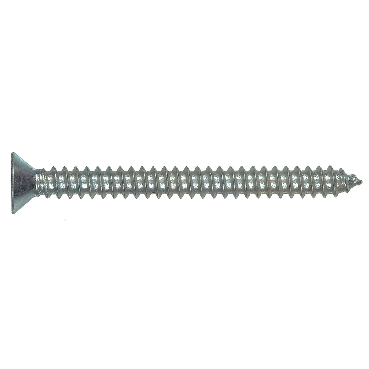 The Hillman Group 80235 12-Inch x 2-1/2-Inch Flat Head Phillips Sheet Metal Screw, 100-Pack, 2.5 inches, Silver, 100 Count