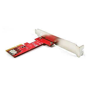 Ableconn PEX-OL153 PCIe OCuLink SFF-8612 Adapter Card - PCI Express 4.0 4-Lane Card - Oculink to PCIe