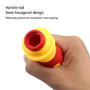 Insulated Interchangeable Set Includes Handle Magnetic Tip 8-Piece Insulated Screwdriver Set Electrician Magnetic 1000v