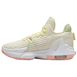 Nike Lebron Witness VI (Big Kid) Coconut Milk/Polarized Blue/Vapor Green 4 Big Kid M