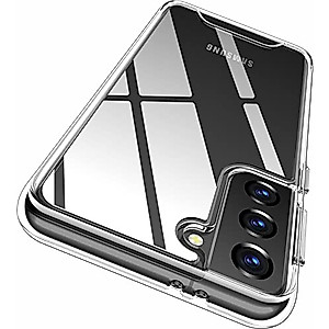 Rayboen for Samsung Galaxy S21 5G Phone Case Crystal Clear Designed Non-Slip Shockproof Protective Samsung S21 Case Clear Hard PC Back Soft TPU Frame Slim Fit Phone Cover for Galaxy S21 for Man Woman